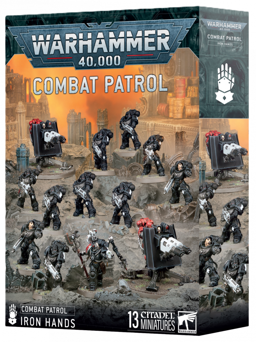 Warhammer 40.000 - minifigurka - Combat Patrol – Iron Hands - Gamebrand.cz