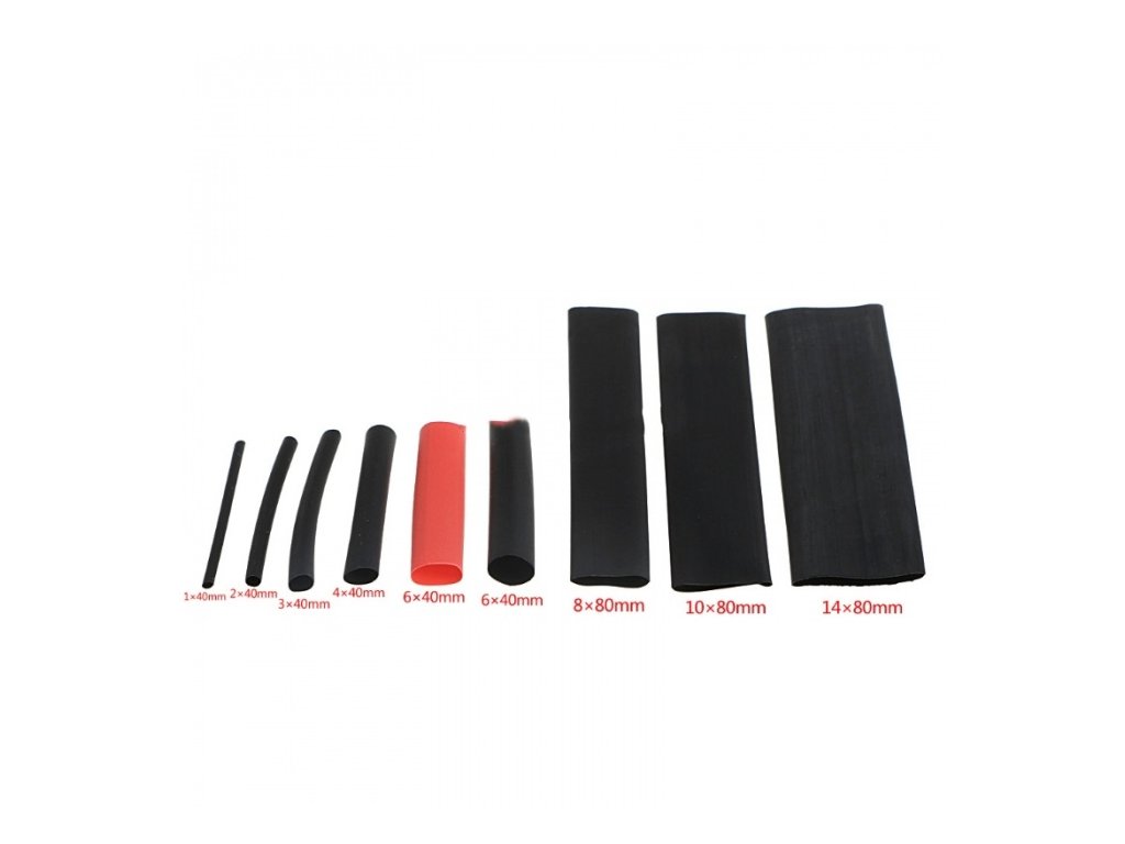 Smršťovací trubice 2mm, 10cm - gamehouse.cz