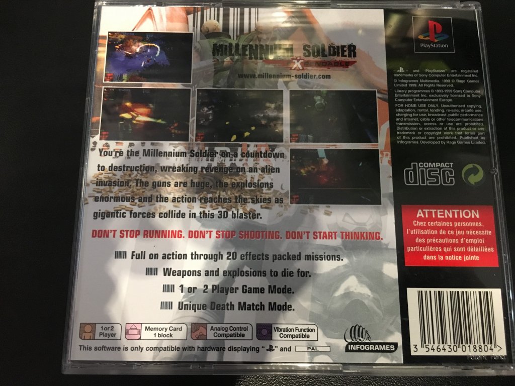 PS1 Millennium Soldier: Expendable | GAMERSHOUSE.CZ