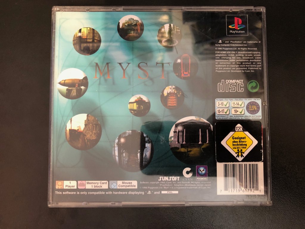 PS1 MYST | GAMERSHOUSE.CZ