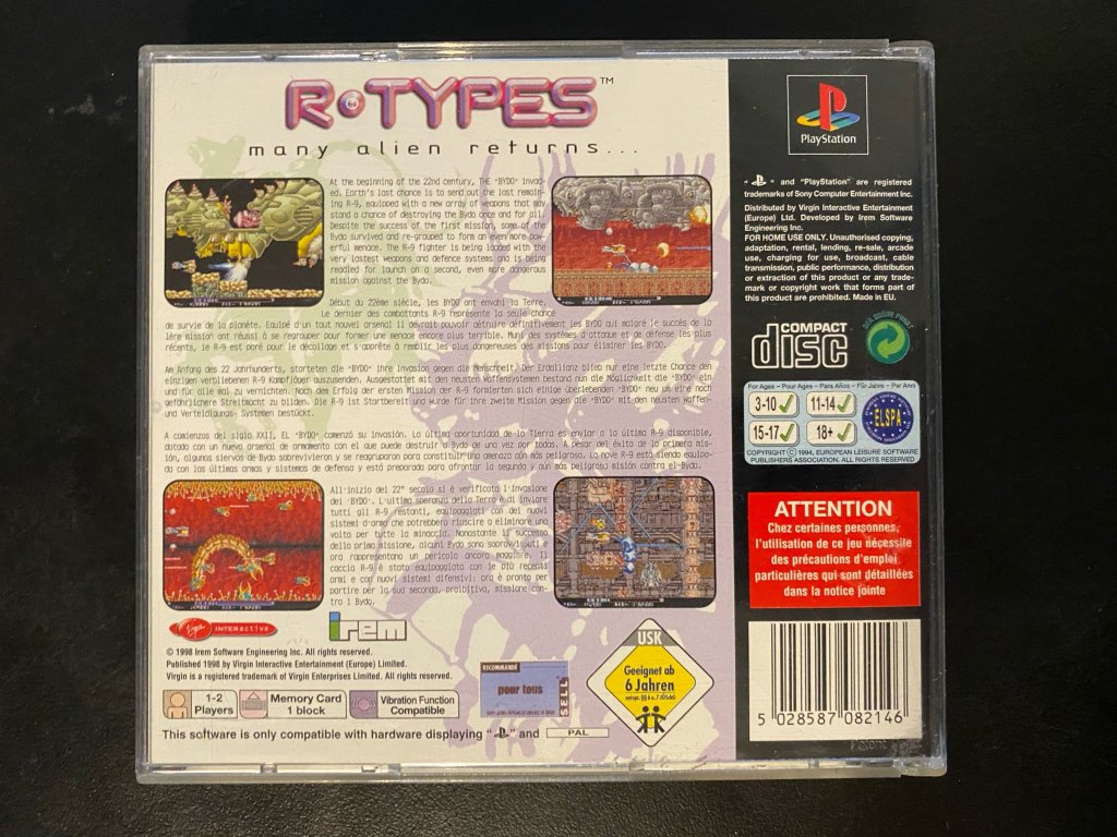 PS1 R-Types | GAMERSHOUSE.CZ