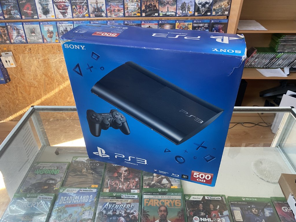 Sony Playstation 3 Super Slim 500GB | GAMERSHOUSE.CZ