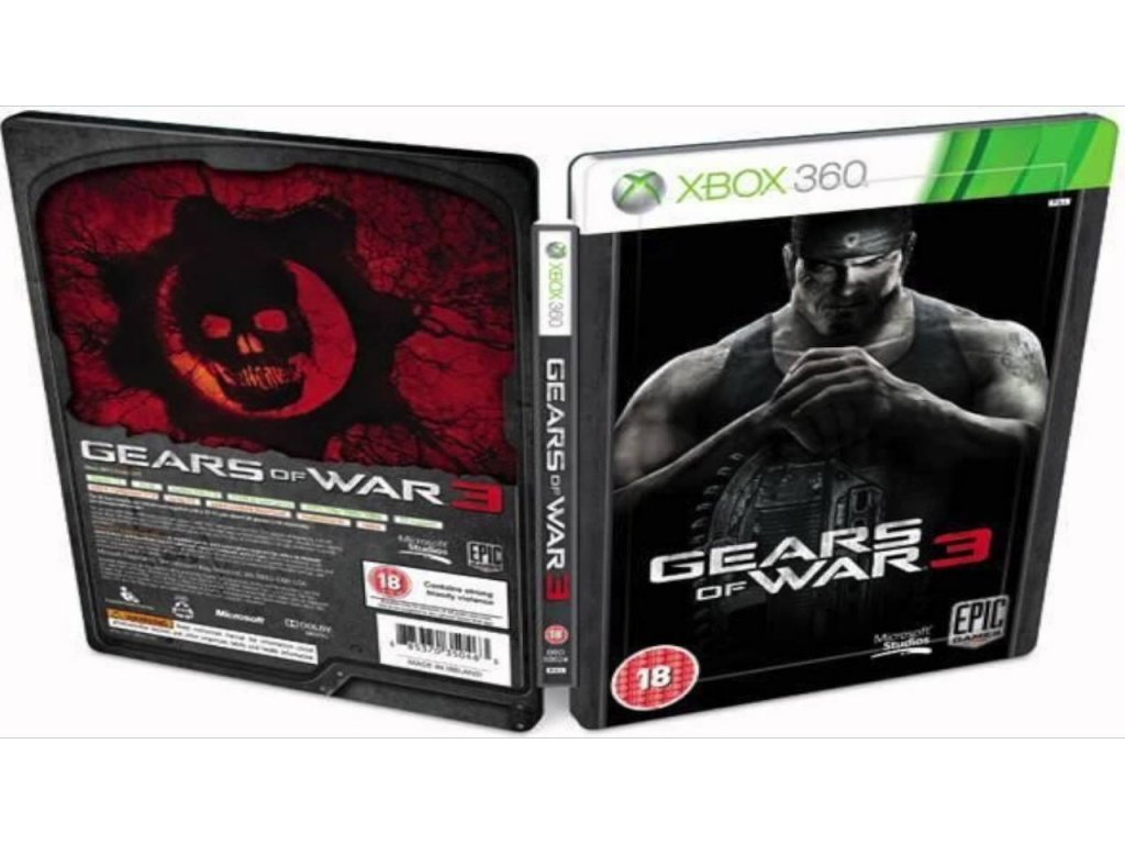 XBOX 360 Gears of War 3 Steelbook edition | GAMERSHOUSE.CZ