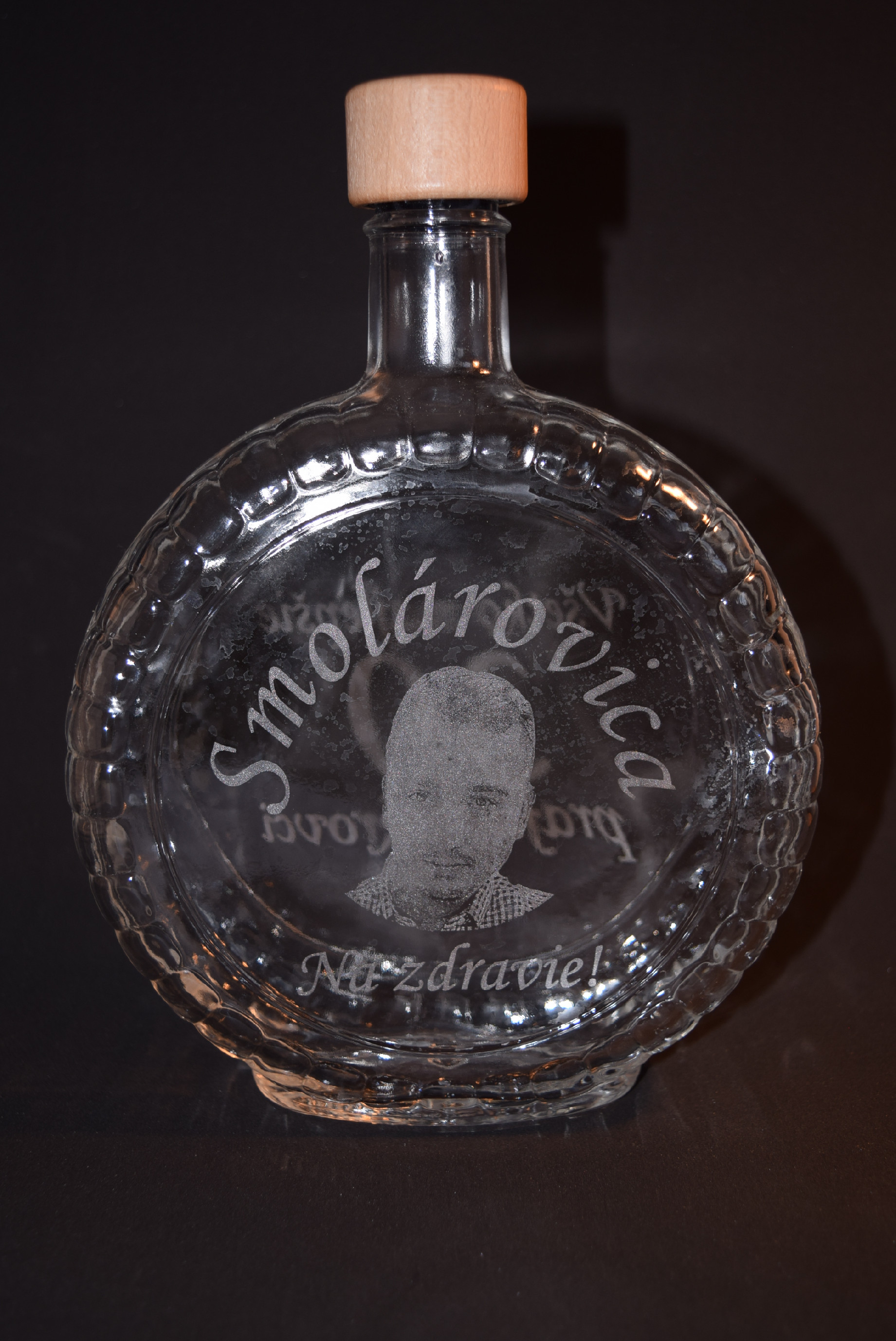 Personalizovaná gravírovaná fľaša - s fotografiou