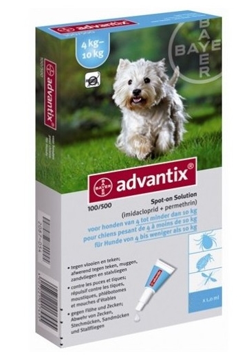 Advantix Spot-On 1×1 ml, 4-10 kg | Hafhaf-shop.cz