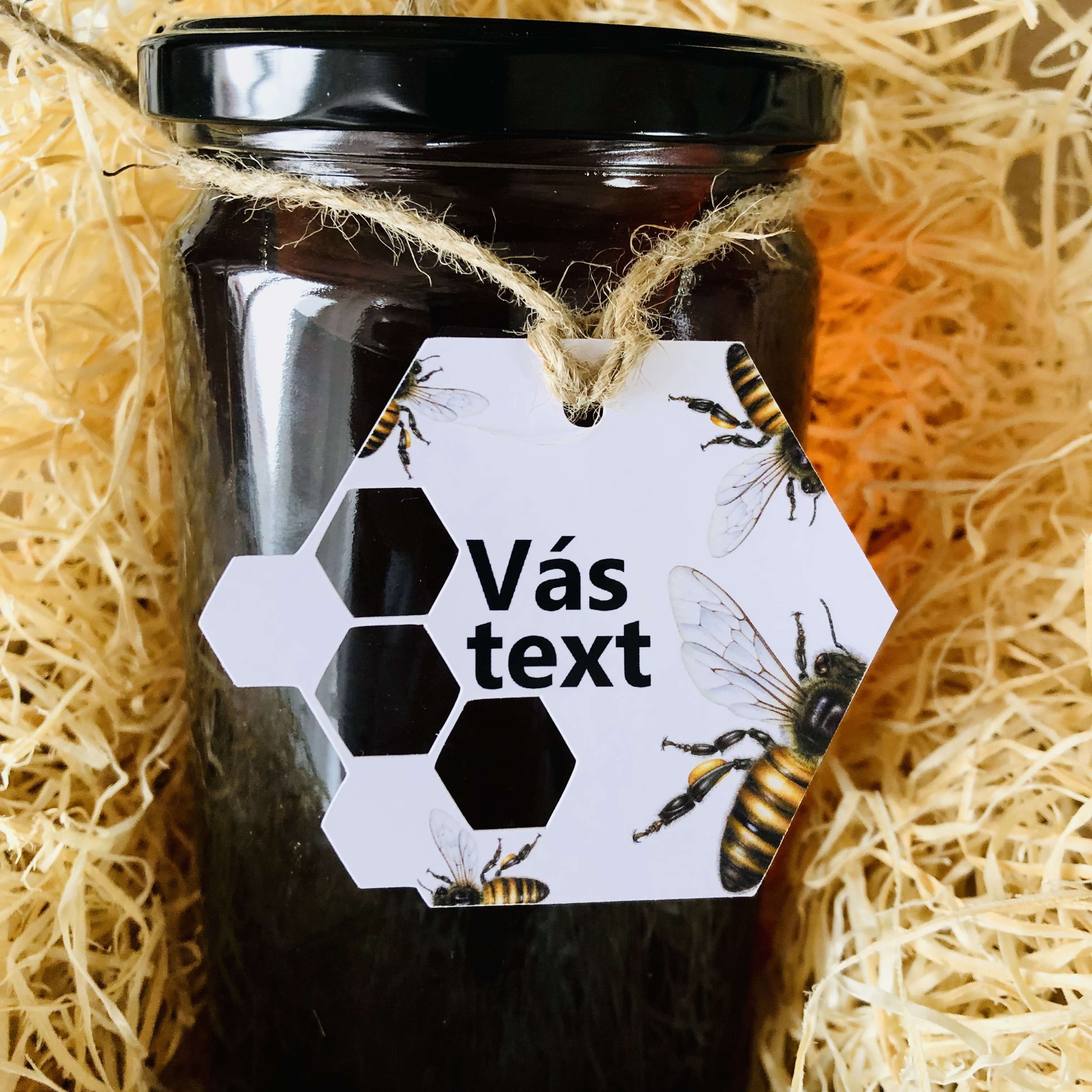 visačka včely + vlastní text, logo - HAPPY POLEPYVýroba a prodej ...