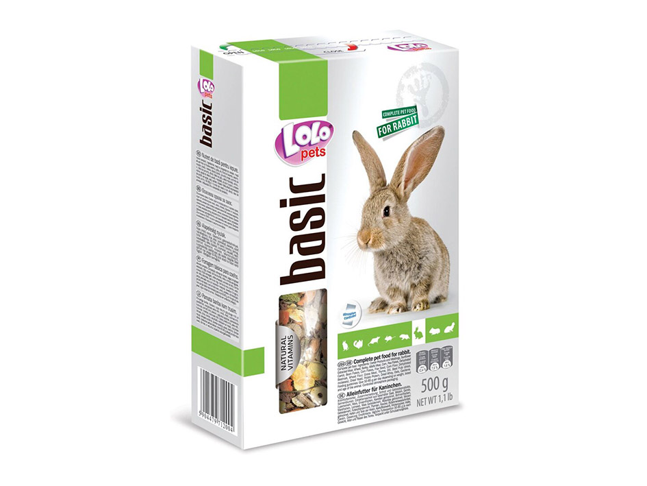 LOLO Basic pro králíky 500g - HappyZoo