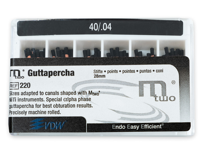 Mtwo gutaperčové čepy 40/.04, 60ks - HDT s.r.o.