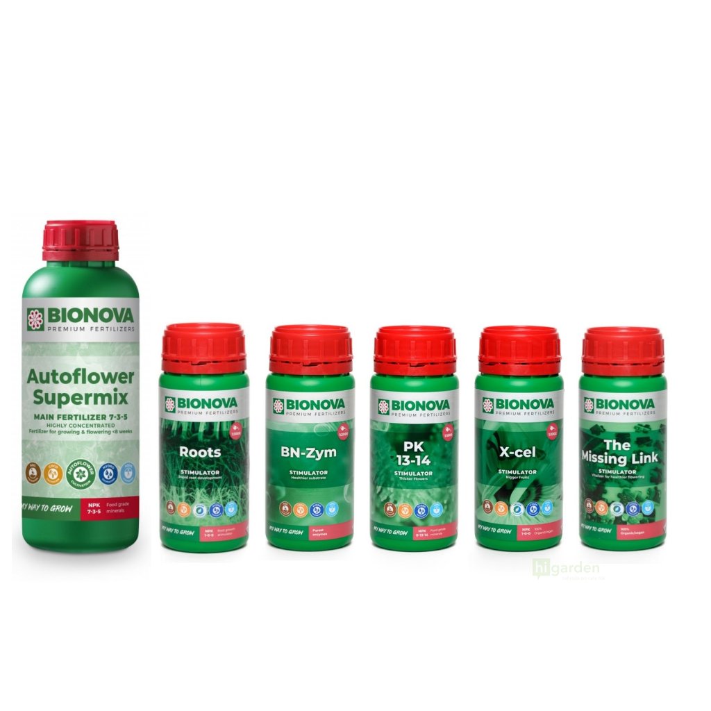 BioNova Starterpaket AutoFlower Supermix - higarden.de