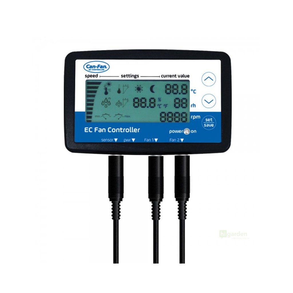 LCD EC Can Fan controller - EC fan speed controller - higarden.eu