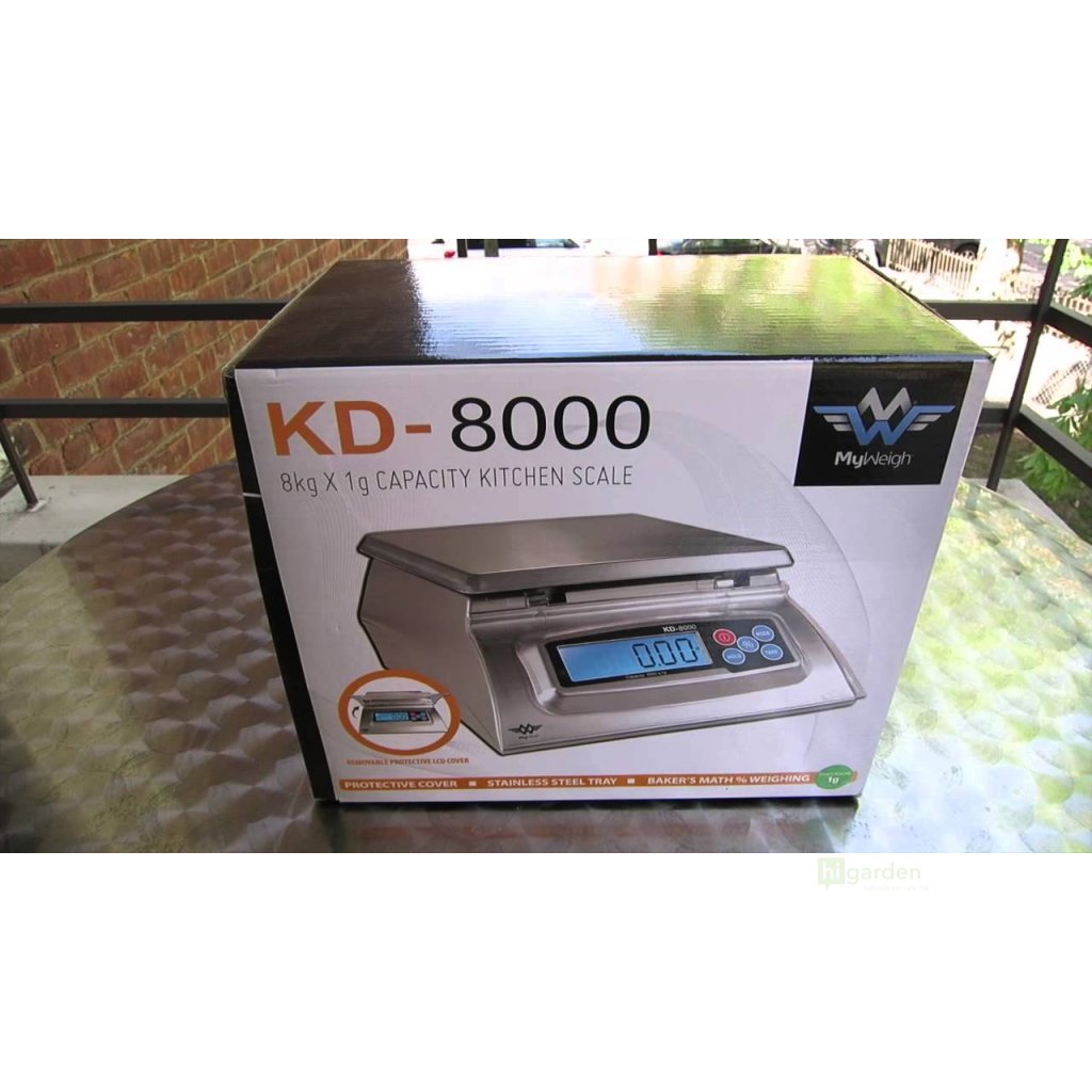 My Weigh KD-8000 bench scale - 8kg x 1g - higarden.eu