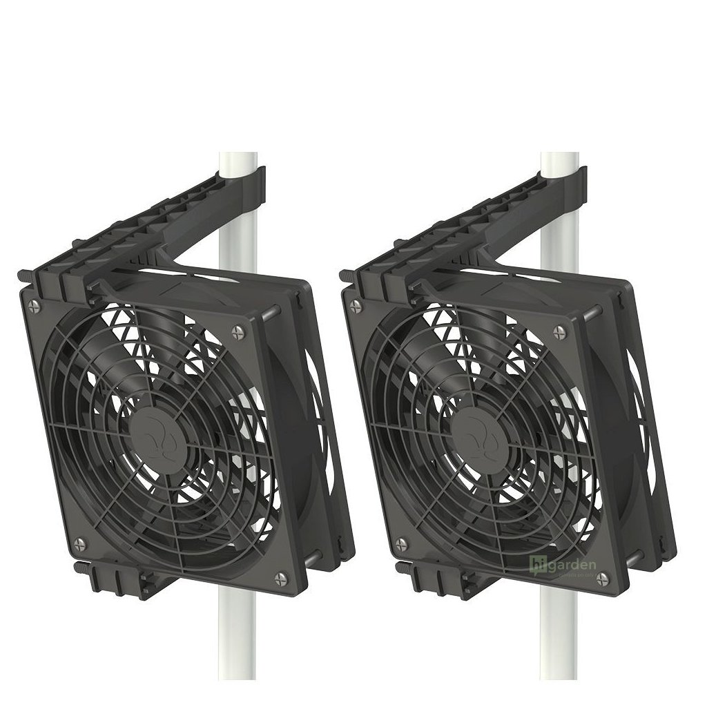 Secret Jardin Monkey Fan 2x120mm 24V, circulation fans - higarden.eu