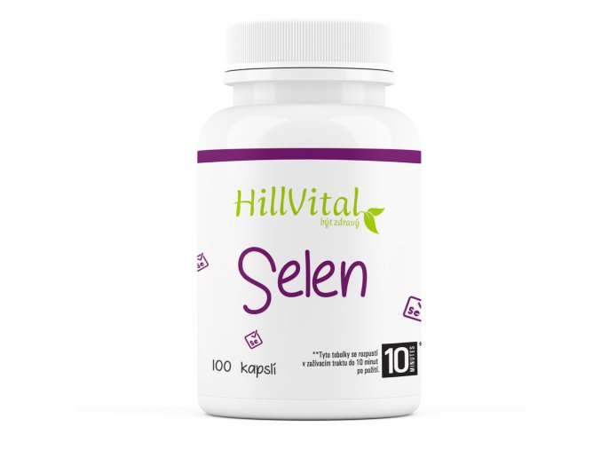 Selen -L-selenomethionine - 100 kapslí