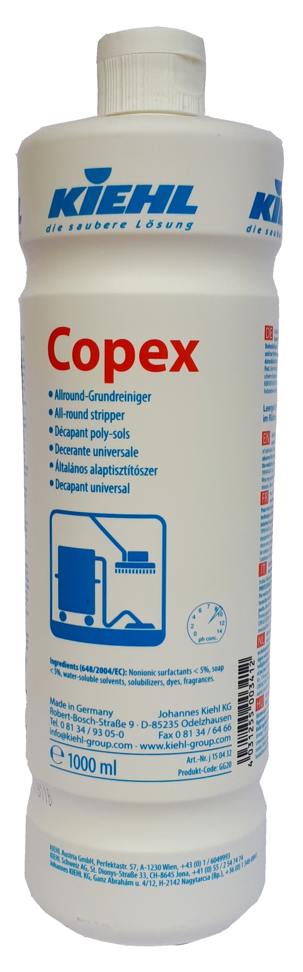 Copex, silný čistič na všechny podlahy pro generální úklid - Hilso