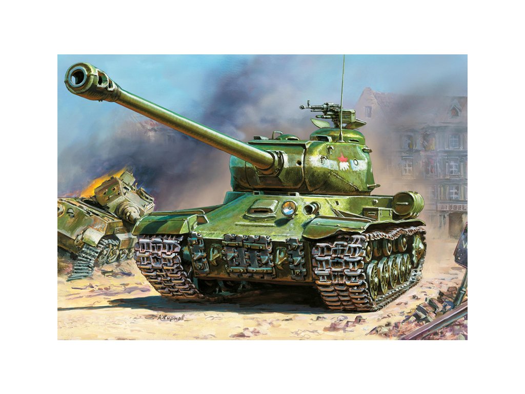 Zvezda těžký sovětský tank IS-2 (1:35) ️ jen za 759 Kč ️ | Himoto.cz
