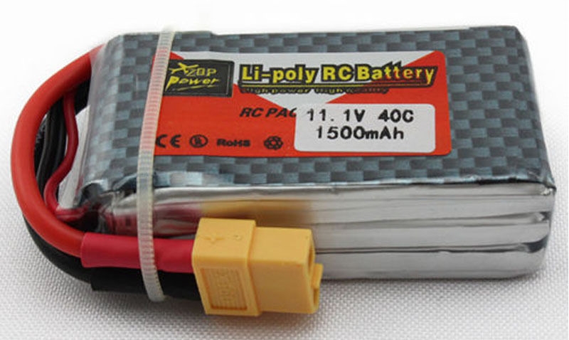 LIPOL 1500mAh 40C 11.1V ️jen za 790 Kč ️ | Himoto.cz