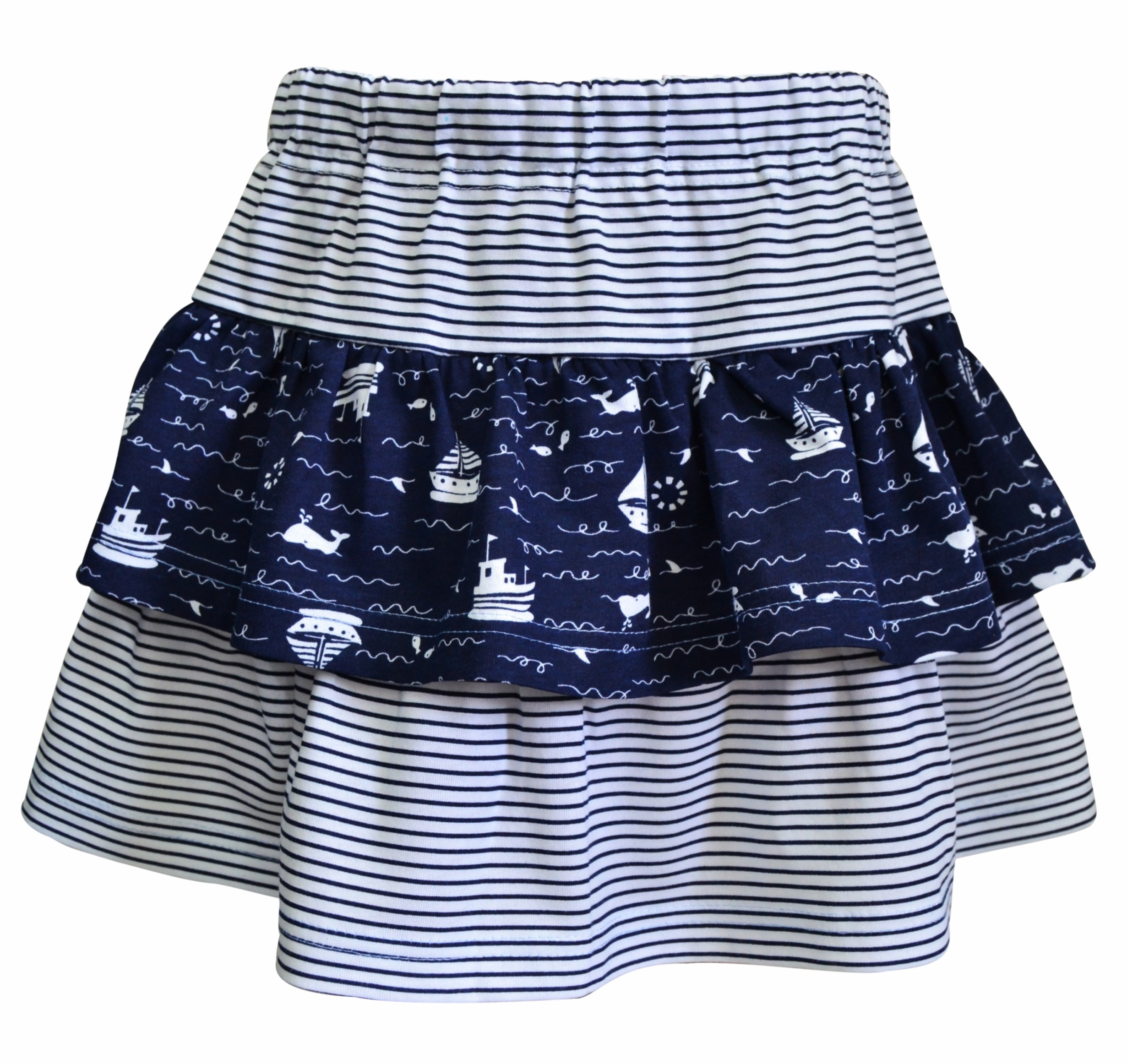Dívčí sukně plachetnička modrá - Hippokids.cz