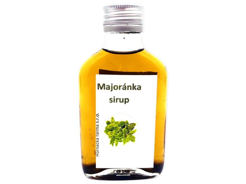 Majoránkový sirup, 100 ml - Horňácká farma - Eshop