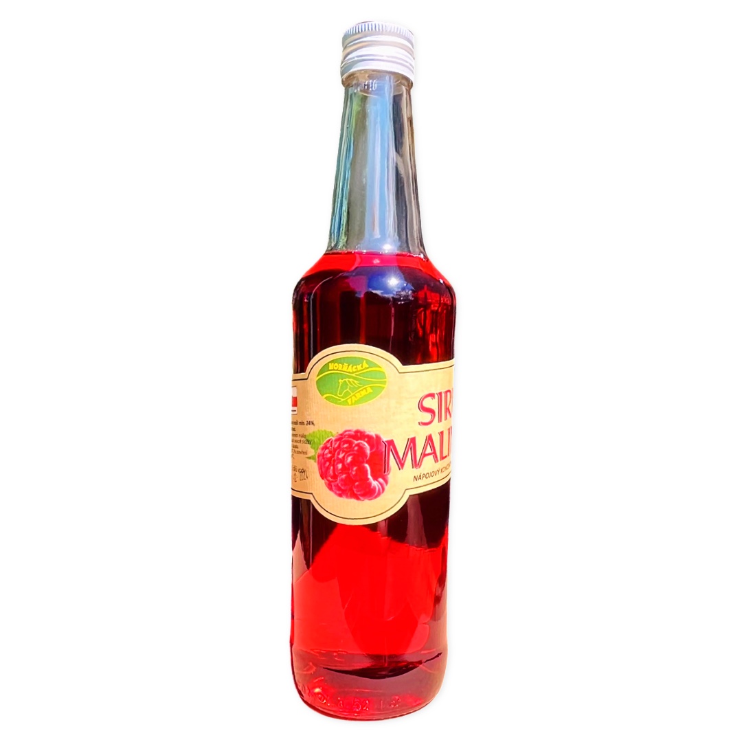 Malinový sirup, 500 ml - Horňácká farma - Eshop