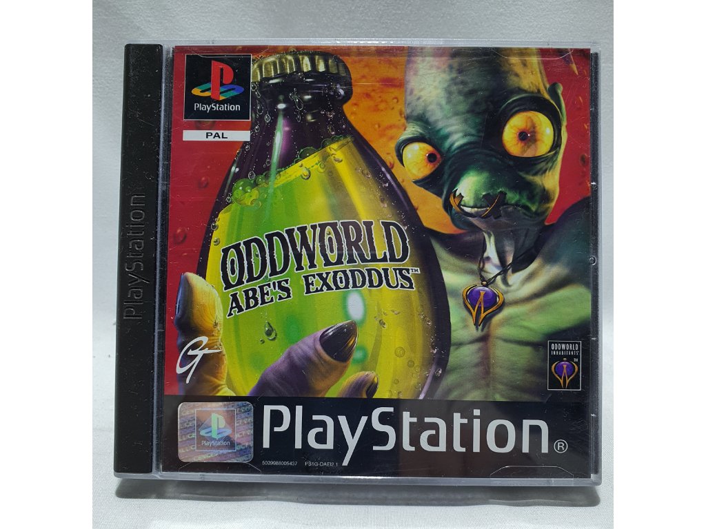 Oddworld Abe´s Exoddus Playstation 1 Taliansky Manuál Hrac Sk
