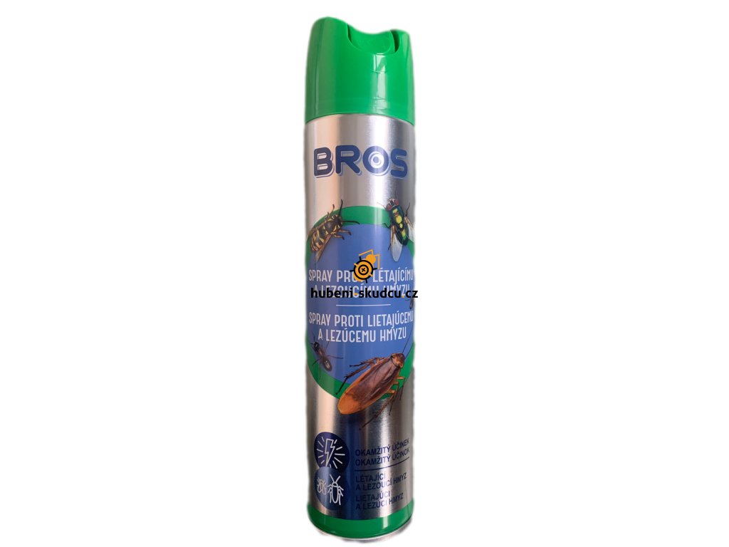 Bros - spray proti létajícímu a lezoucímu hmyzu 400ml | hubeni-skudcu.cz