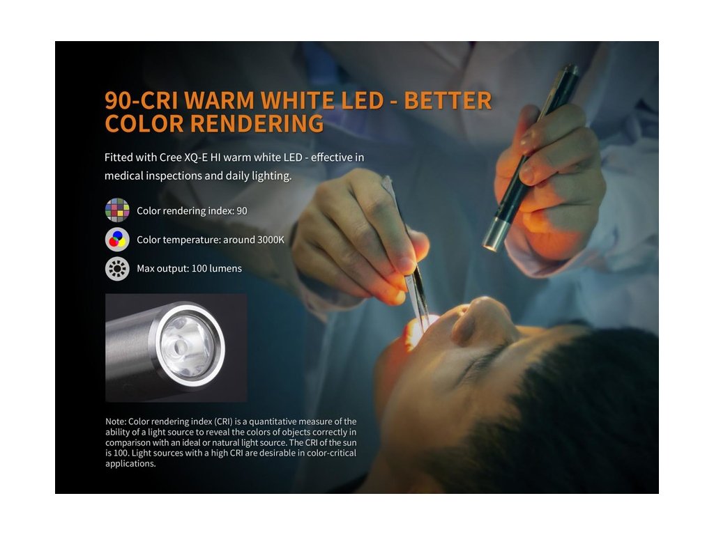 Fenix LD05 v2.0 High CRI + UV | iLED.sk