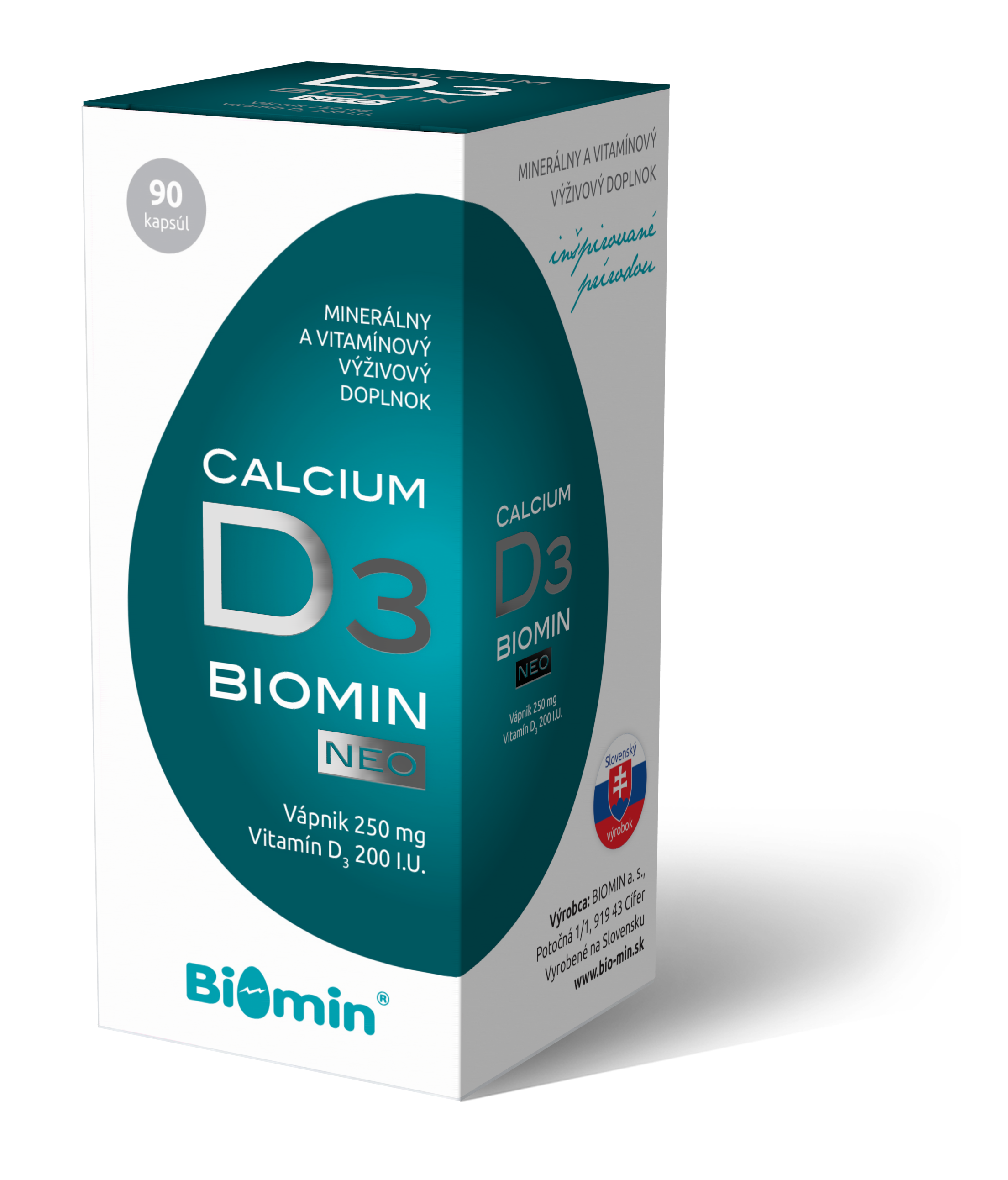 Biomin Calcium D3 Neo 90 kapsúl | iliek.sk