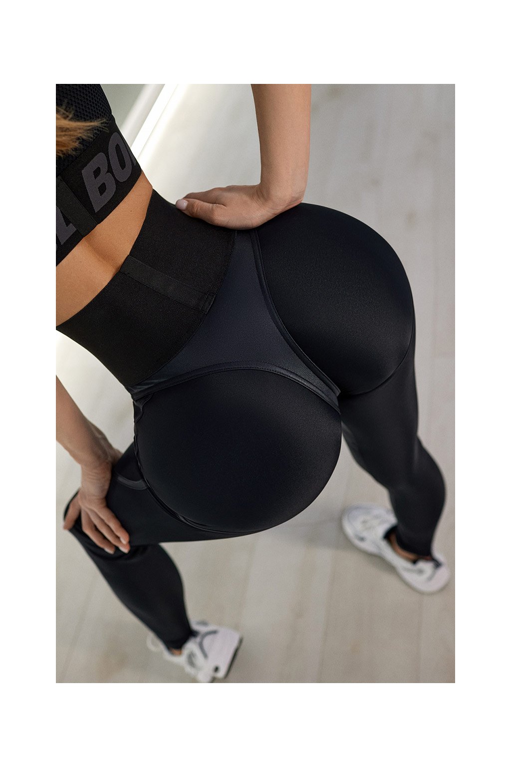 Bona Fide Fitness Legíny Extra Corsage Lyc Black Iloveleggings