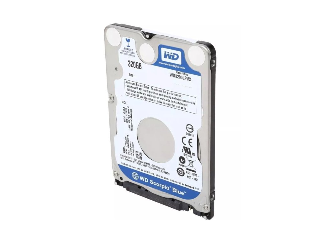 WD Blue 320GB 2,5 SATA HDD - inComputer.sk