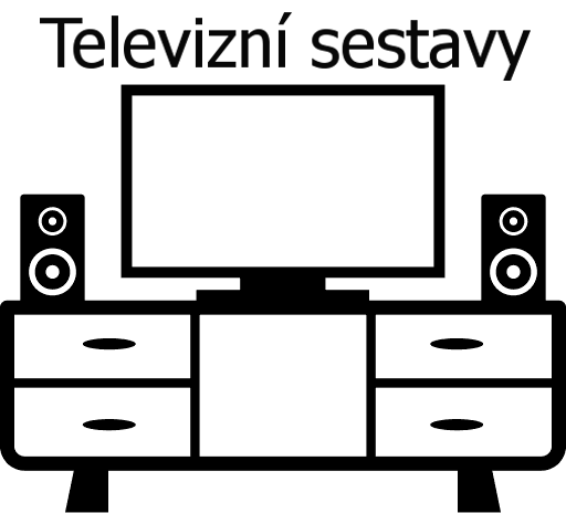 Montáž televizní sestavy tv stolků