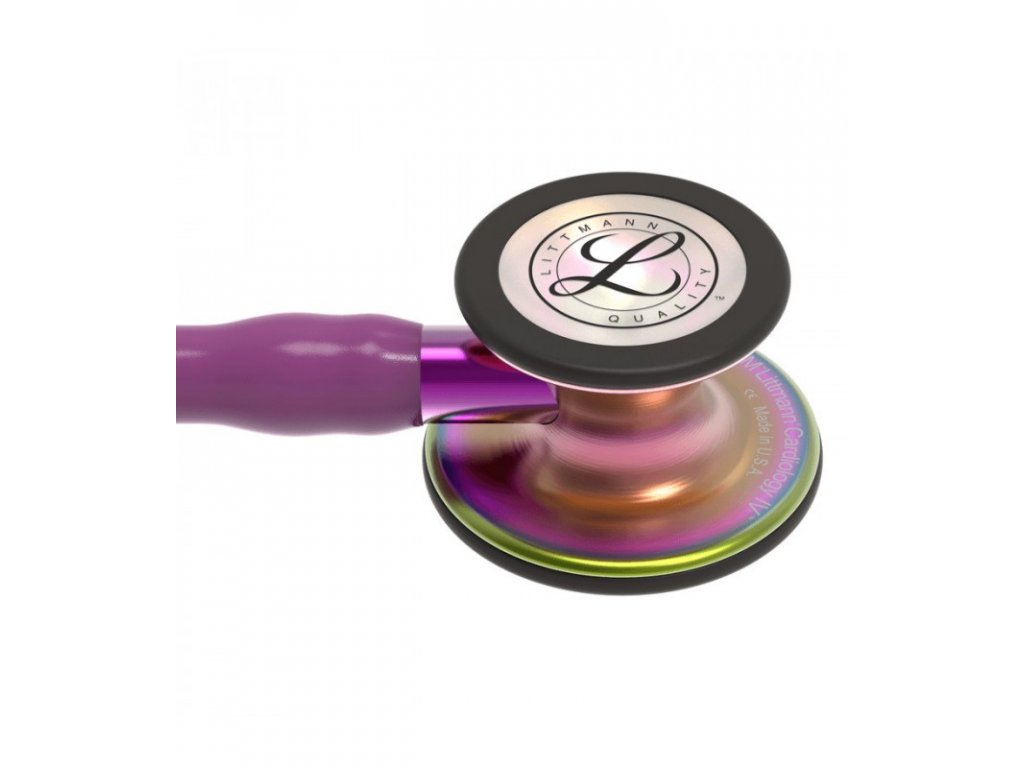 Littmann Cardiology IV - Rainbow Finish Chestpiece - Plum Tube ...