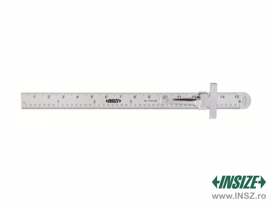 Riglă cu clemă glisantă 150/1 mm INSIZE - INSIZE » distribuitor autorizat