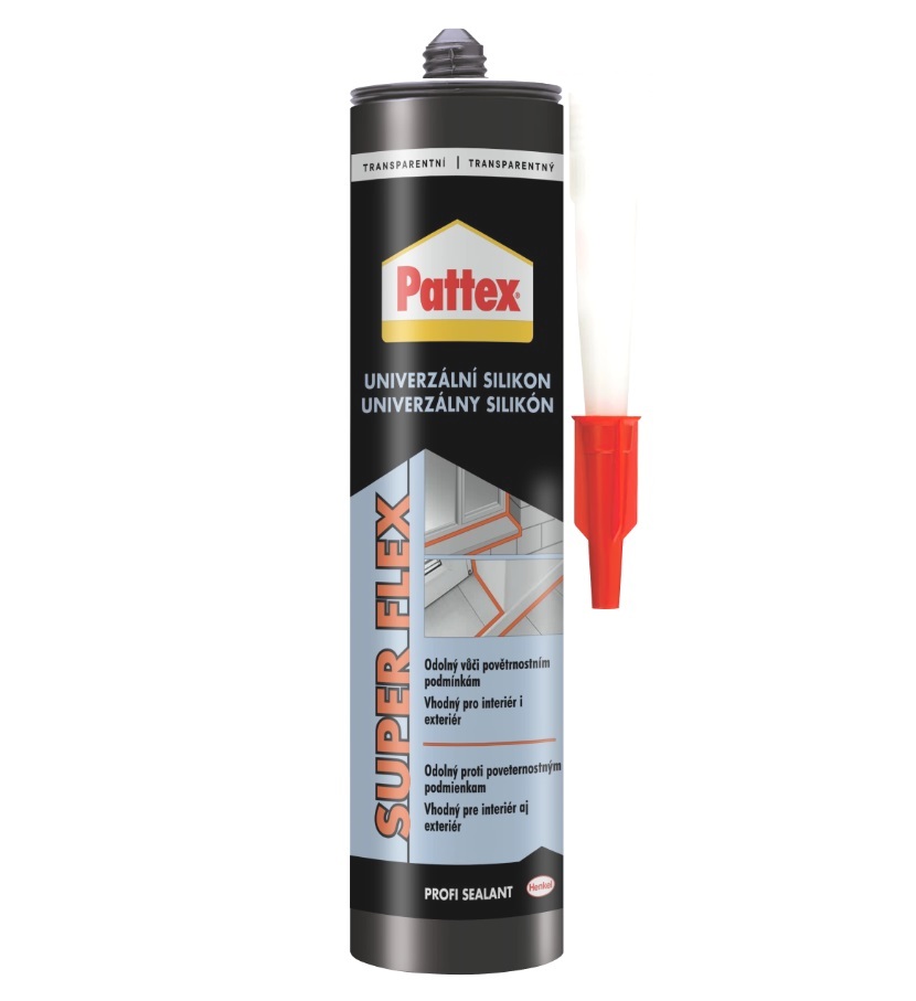 Silikón Henkel Pattex transparentný, 280ml - Intercom.sk