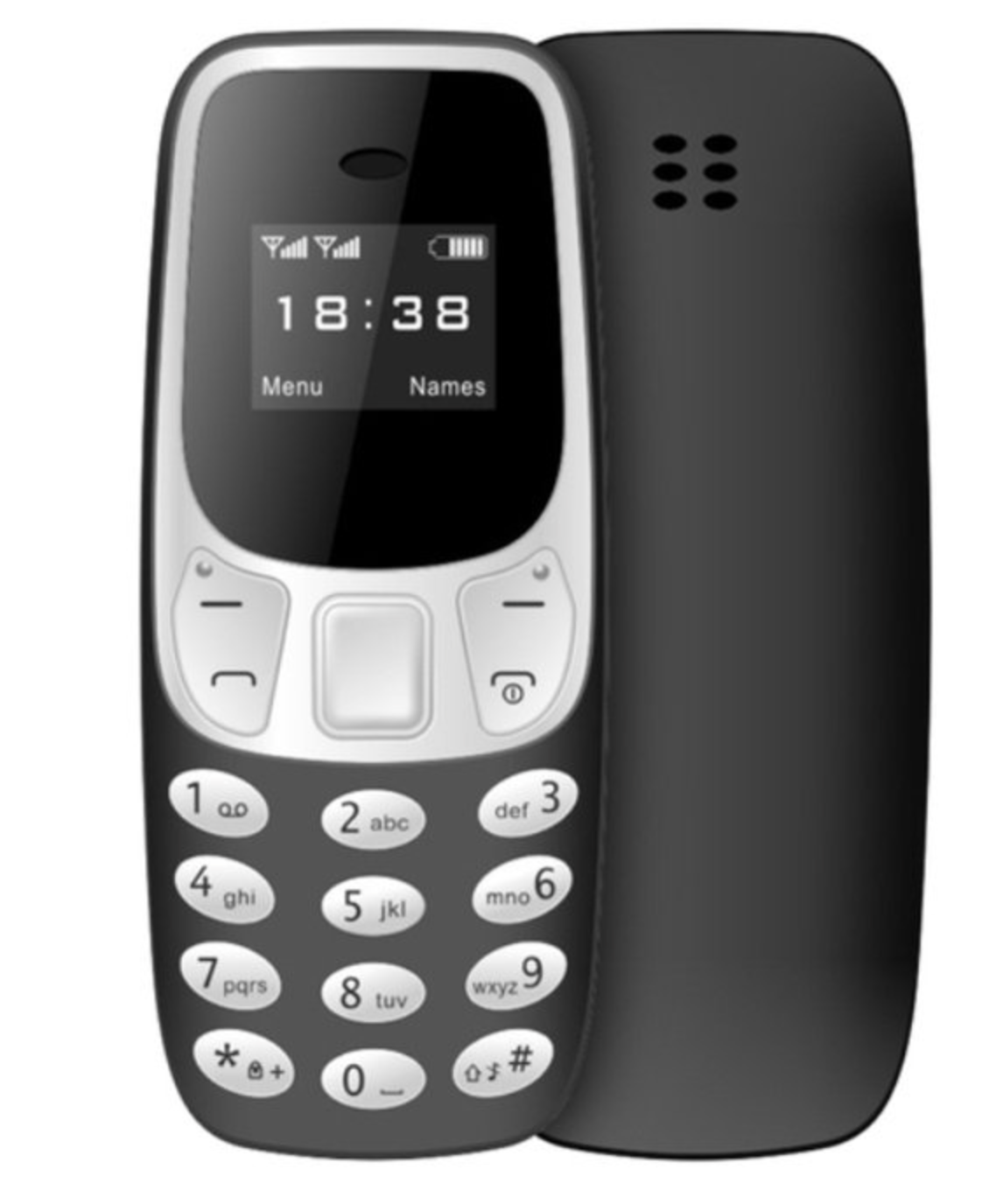 Miniaturní mobilní telefon BM10 - černý - iPhonárna.cz