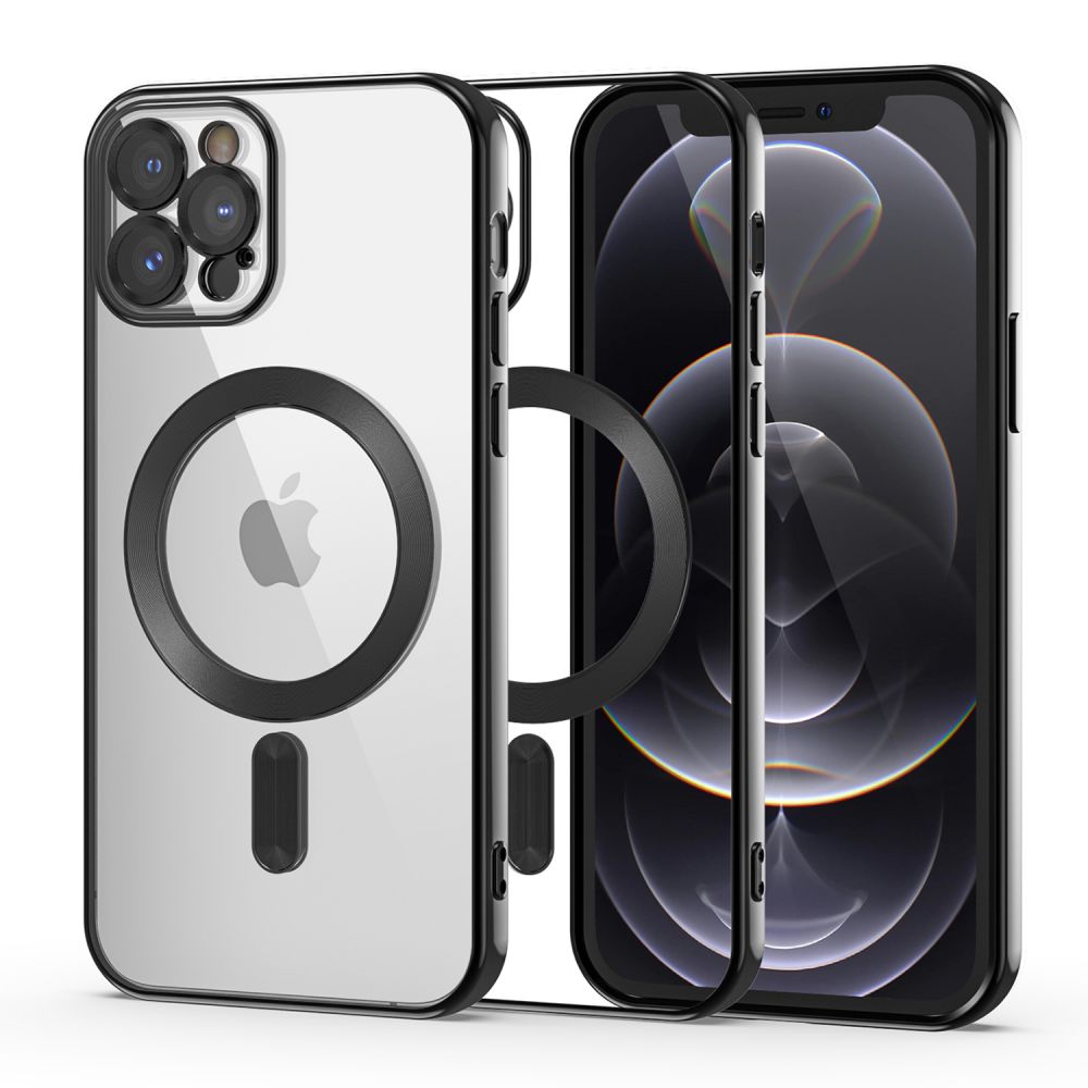 Ochranný Kryt Pro Iphone 12 Pro Tech Protect Magshine Magsafe Black