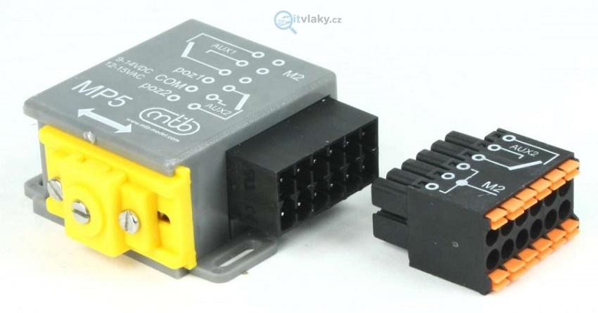 Motorický přestavník MP5 pro výhybky 2 kontakty / MTB - itvlaky.cz