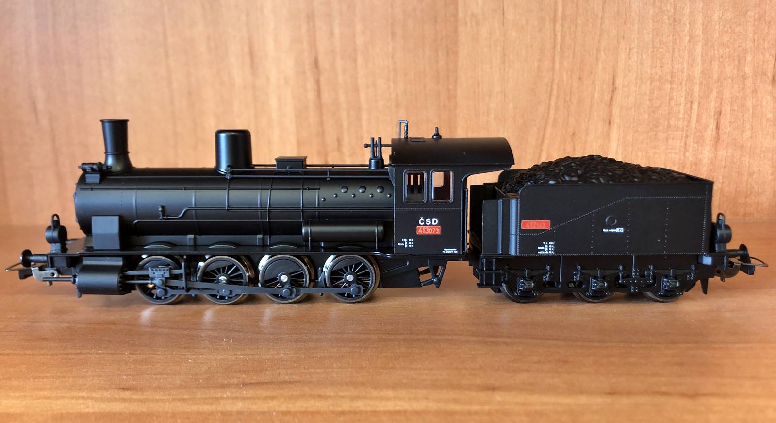 H0 - Parní lokomotiva řady 413 (BR55) ČSD, ep. III / PIKO 57561 ...