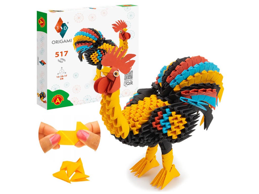 Alexander Creative 3D origami Rooster készlet | Játékok minisztériuma