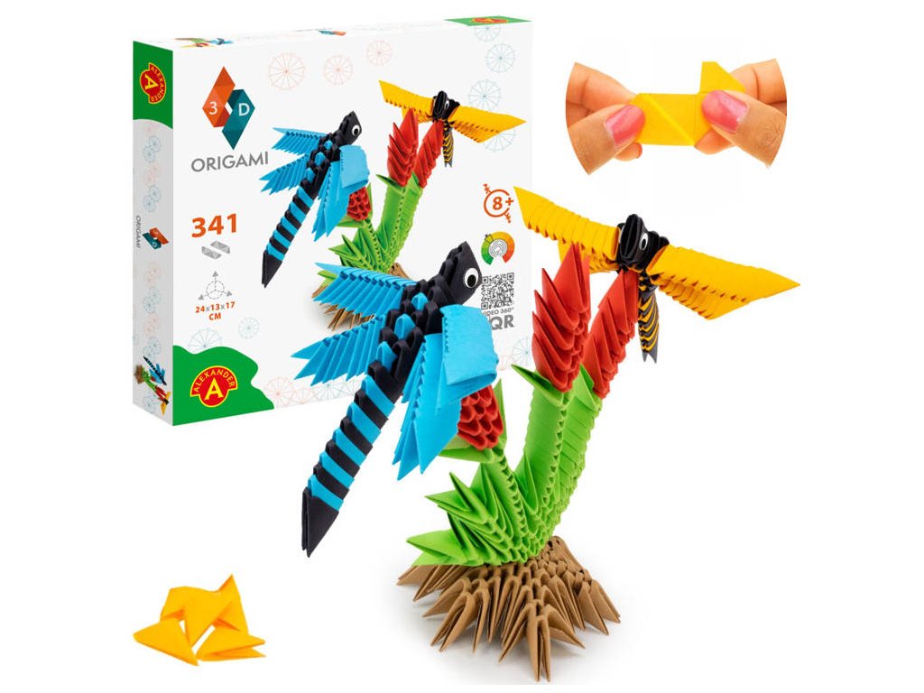 Alexander kreatív készlet Origami 3D Dragonflies 2350 | Játékok ...