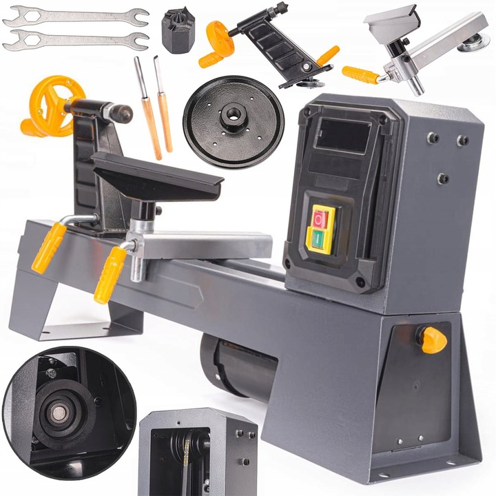 Sústruh na drevo PM-TSD-600LCD POWERMAT - Jipos.sk