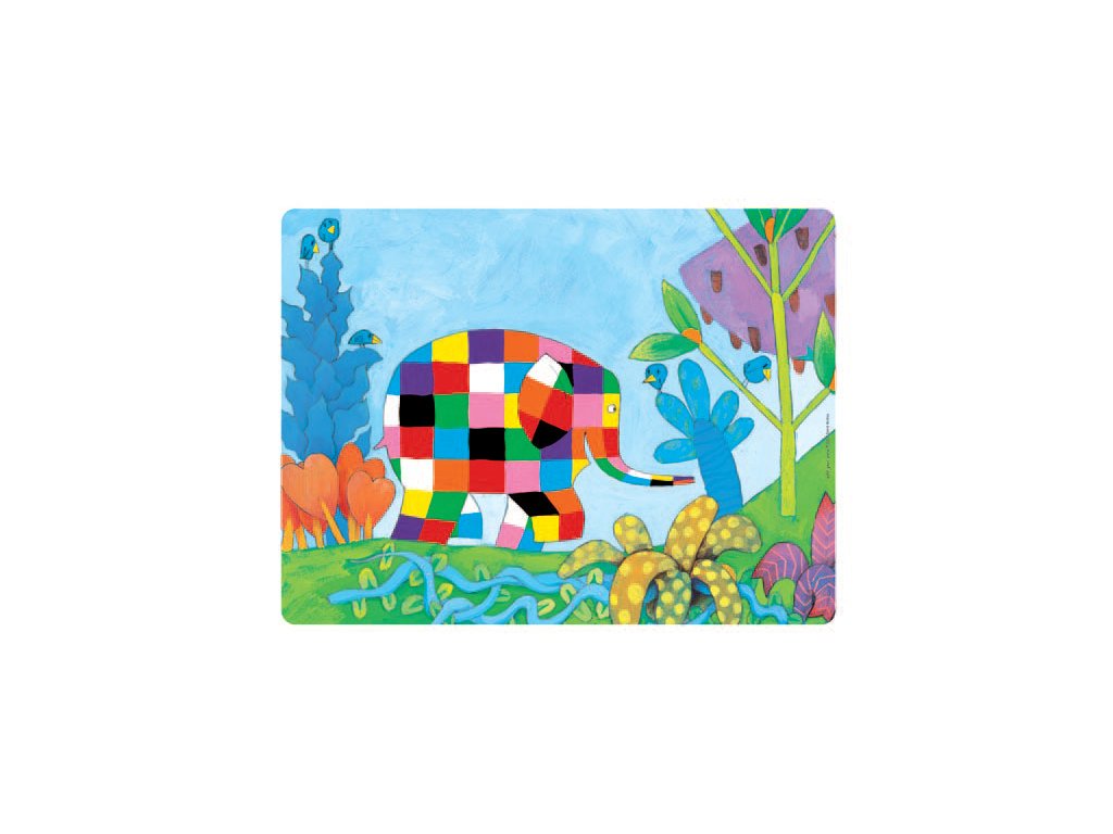 Petit Jour Paris Dětské prostírání Slon Elmer | Juchoo