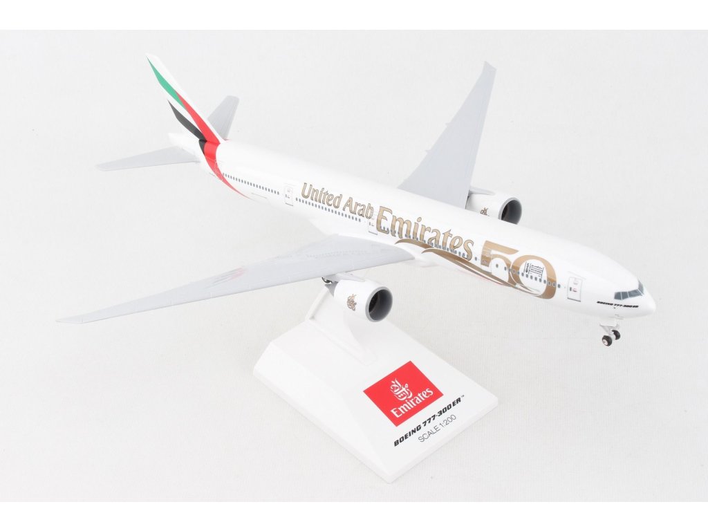 Boeing 777-300ER Emirates "50th Anniversary" - Jumbolino-model.com