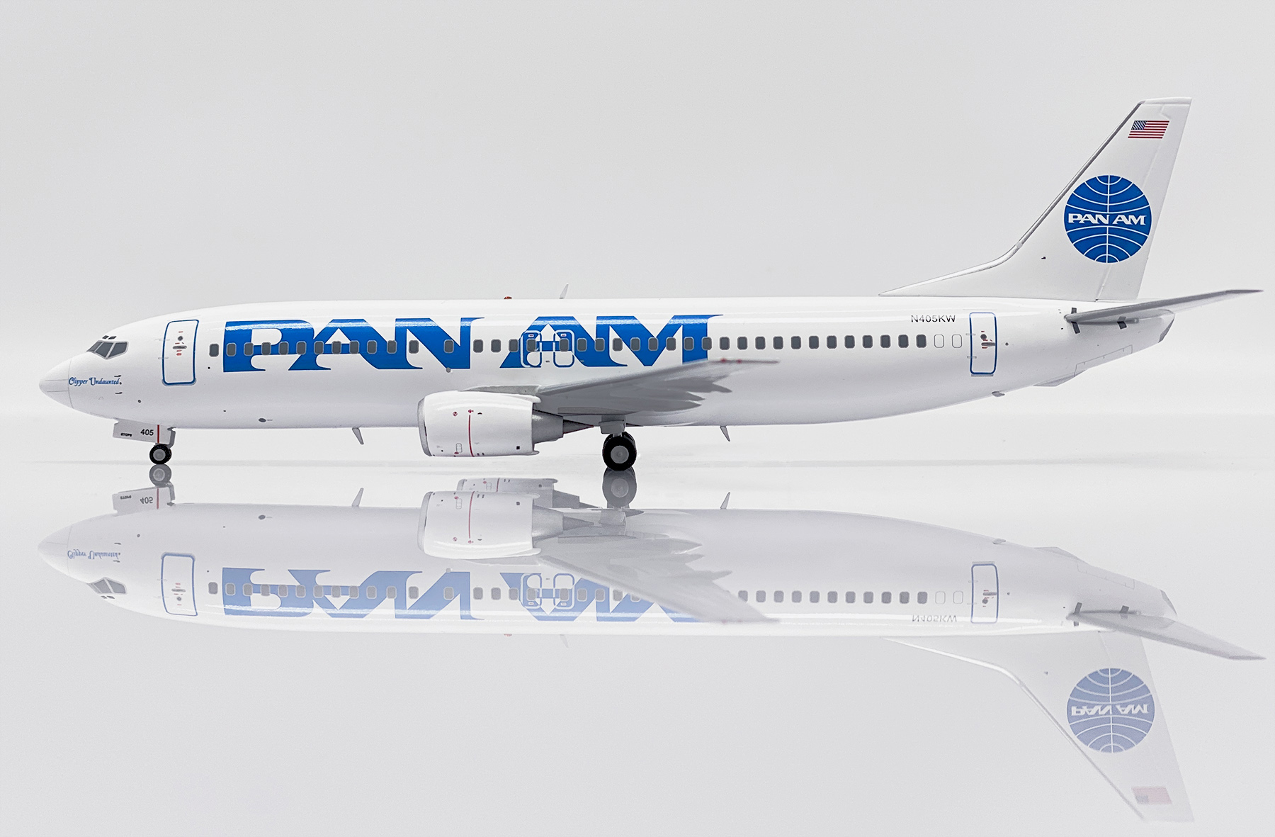 Pan Am Boeing 737-400 Clipper Undaunted N405KW - Jumbolino-model.com