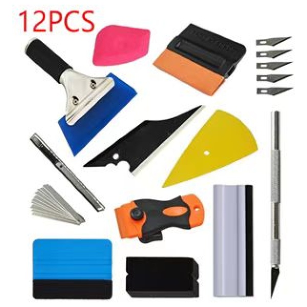 Sada pro lepení folií a tónování 12 dílná - K-tuning.cz