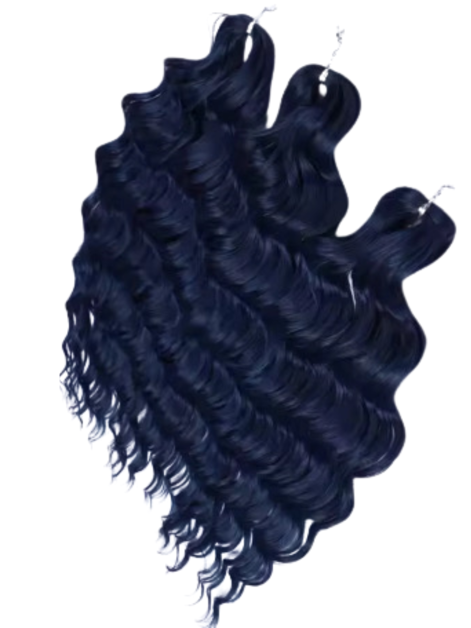 Vlnitý Kanekalon ANNA BLUEBERRY - KANEKALON-shop