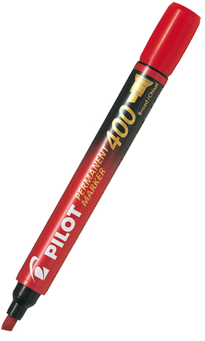 PILOT Permanent Marker 400 červený - KASPA.CZ