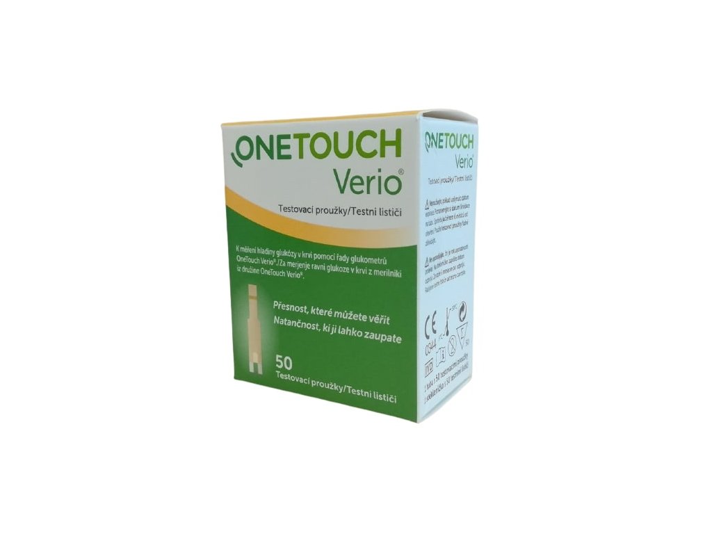 One Touch Verio testovací proužky 50 ks - Kene.cz