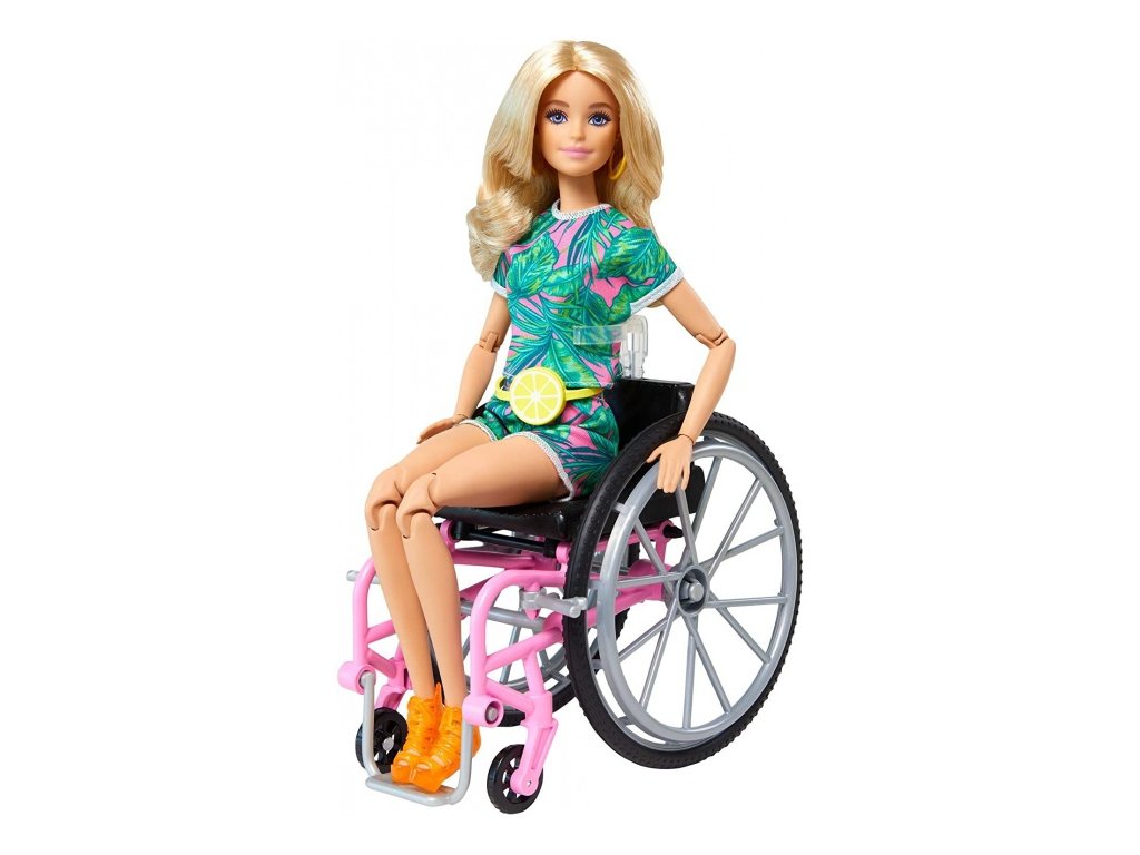 Mattel GRB93 Barbie Panenka na vozíčku blondýnka - Kidscompany.cz