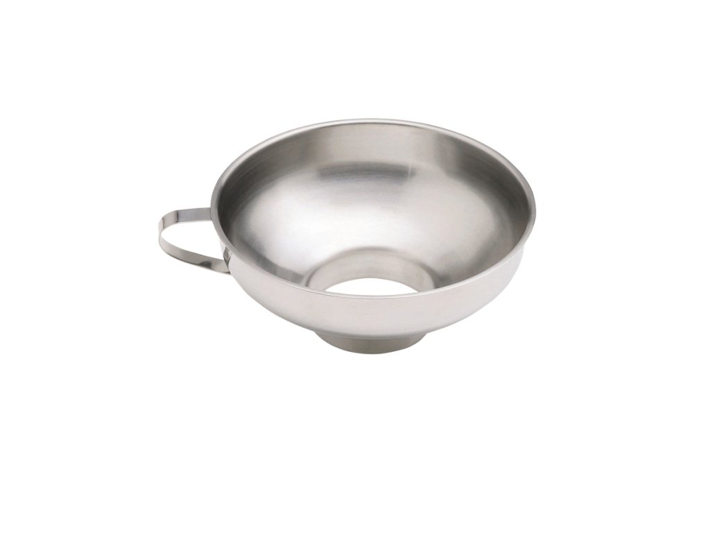 The Stainless Steel Jam Funnel is perfect for easy and clean preserving ...