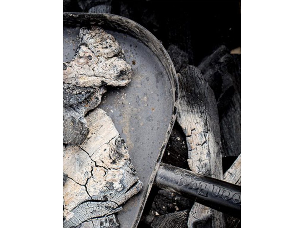 Charcoal leaves ash. By removing the ash with the Ash Tool and ...